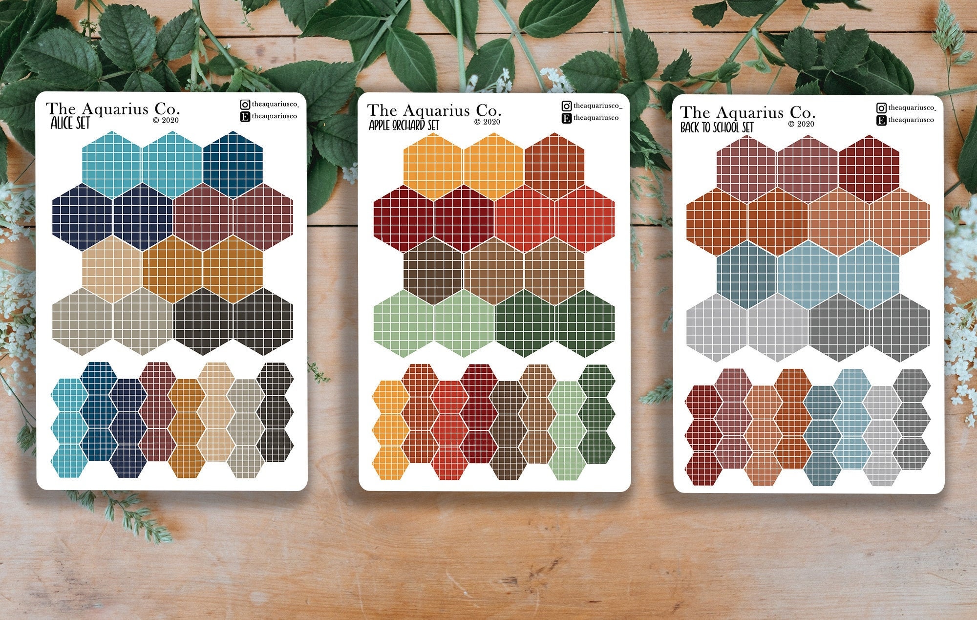 Honeycomb Bullet Journal Stickers Functional Hexagon Sticker - Etsy