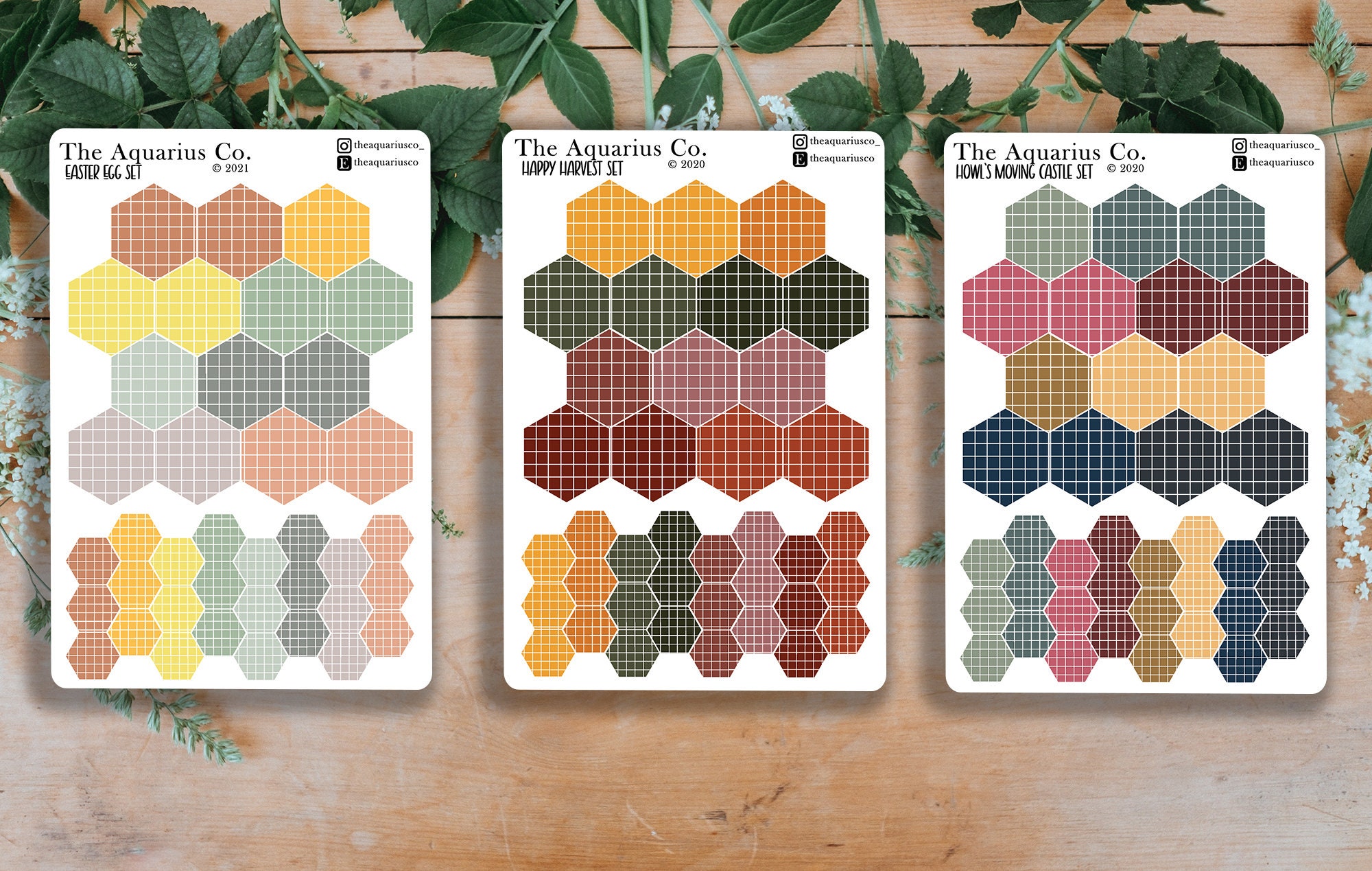 Honeycomb Bullet Journal Stickers Functional Hexagon Sticker - Etsy