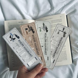 Fourth Wing Inspired Bookmarks | Riders Quadrant | Scribe Quadrant ...