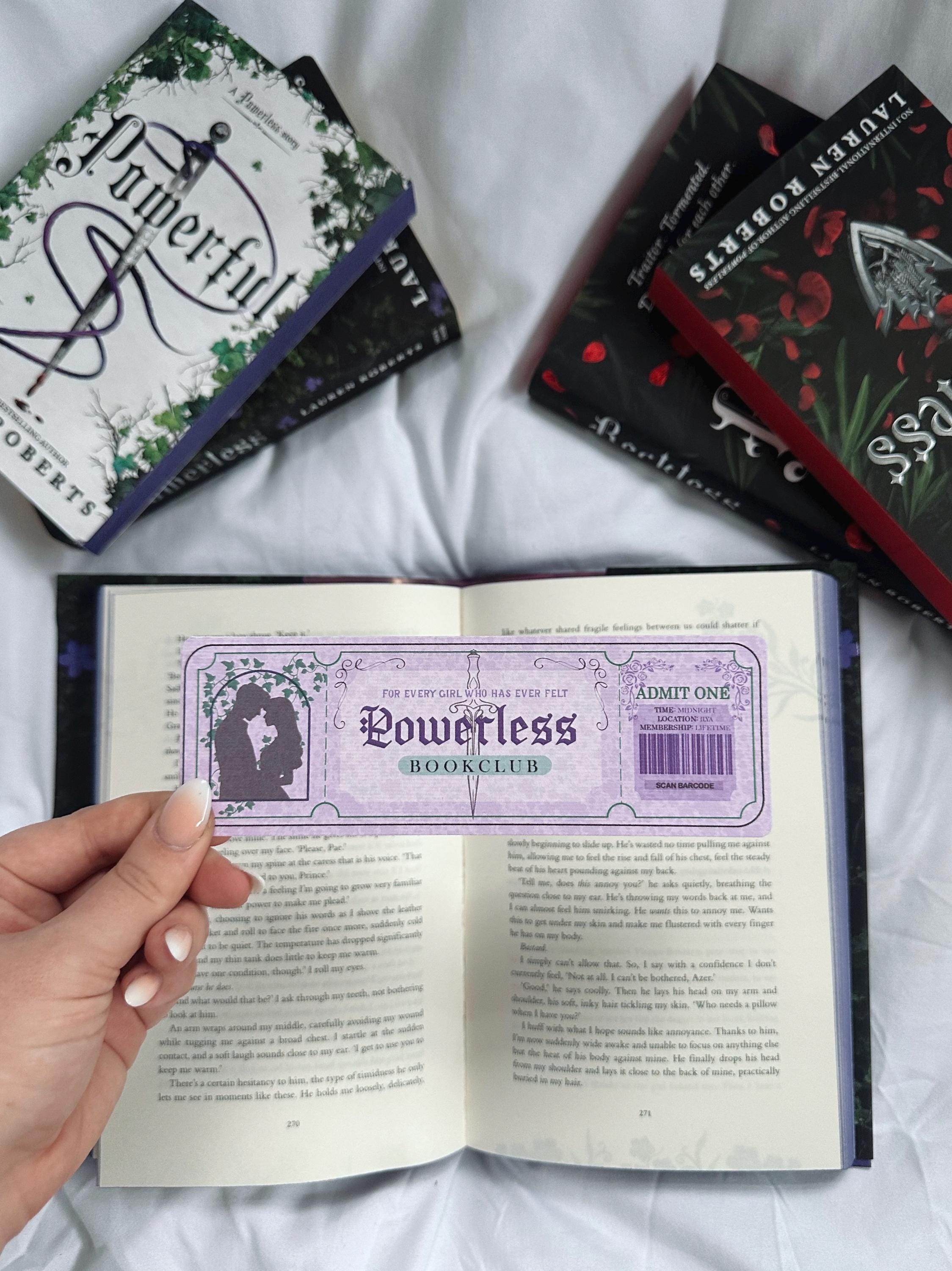 Powerless Inspired Bookmarks | Powerless | Powerful | Reckless ...