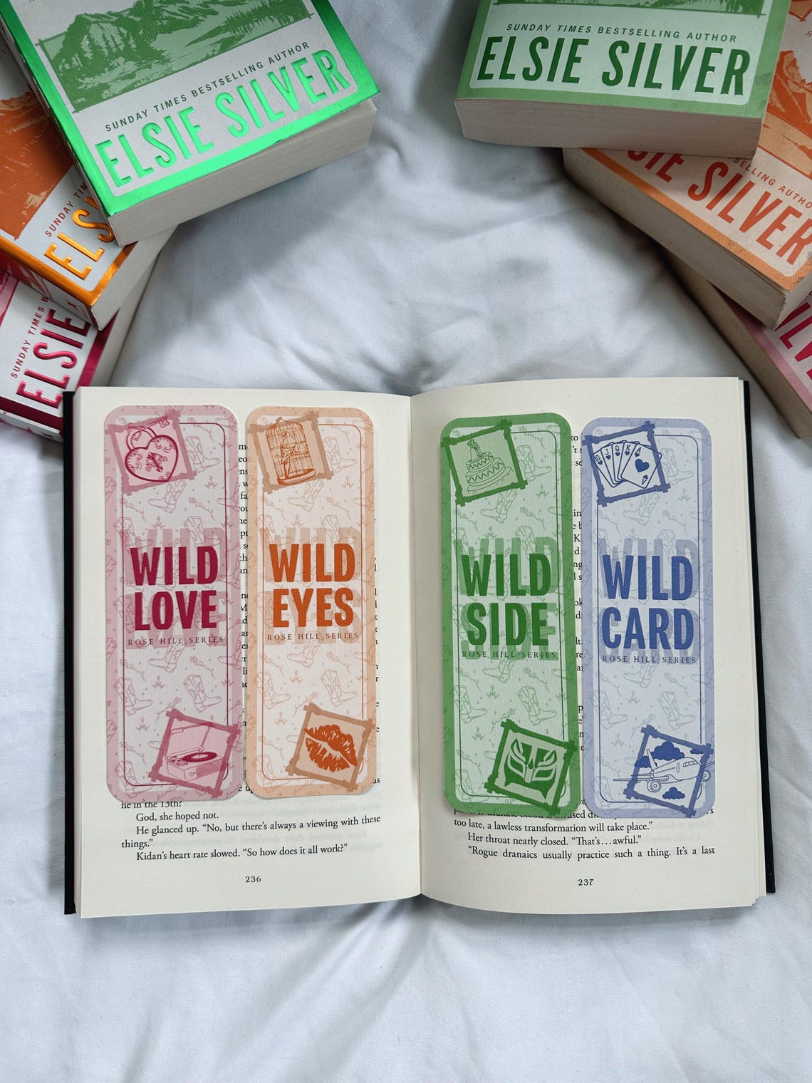 ROSE HILL Inspired Bookmarks | Wild Love | Wild Eyes | Wild Side | Wild ...