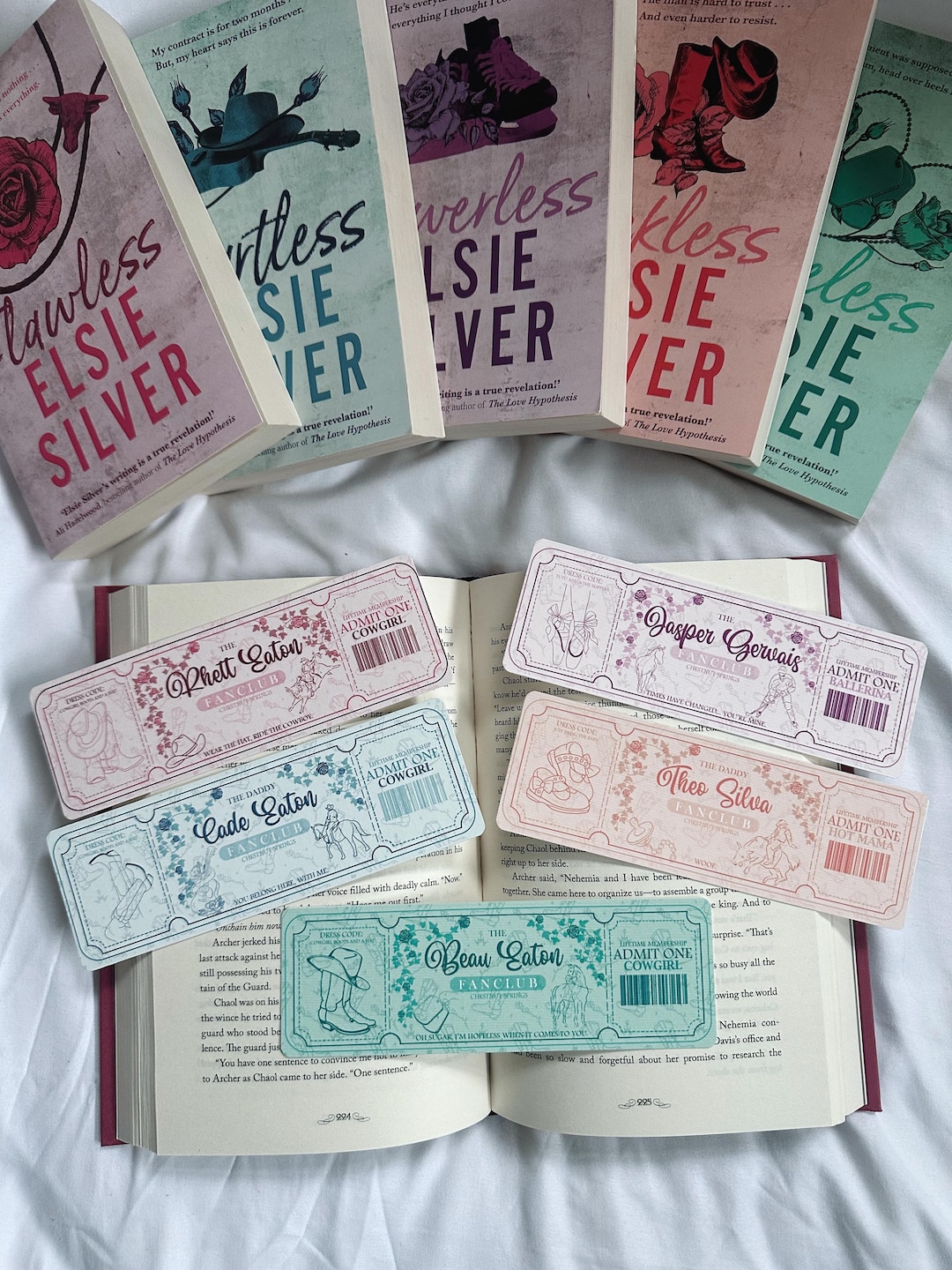 CHESTNUT SPRINGS Inspired Fanclub Bookmarks | Rhett Eaton | Cade Eaton ...