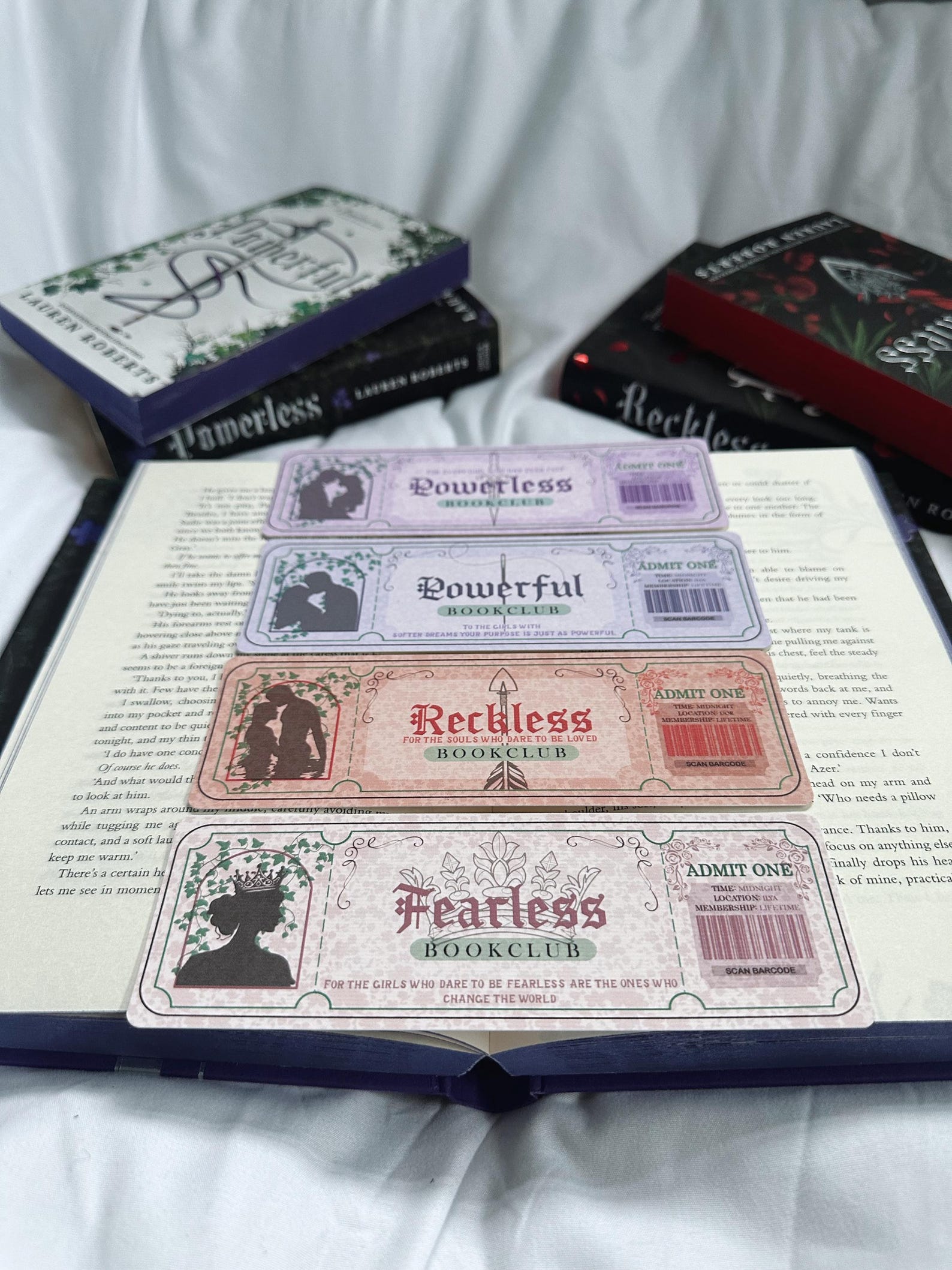 Powerless Inspired Bookmarks | Powerless | Powerful | Reckless ...