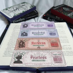 Powerless Inspired Bookmarks | Powerless | Powerful | Reckless ...