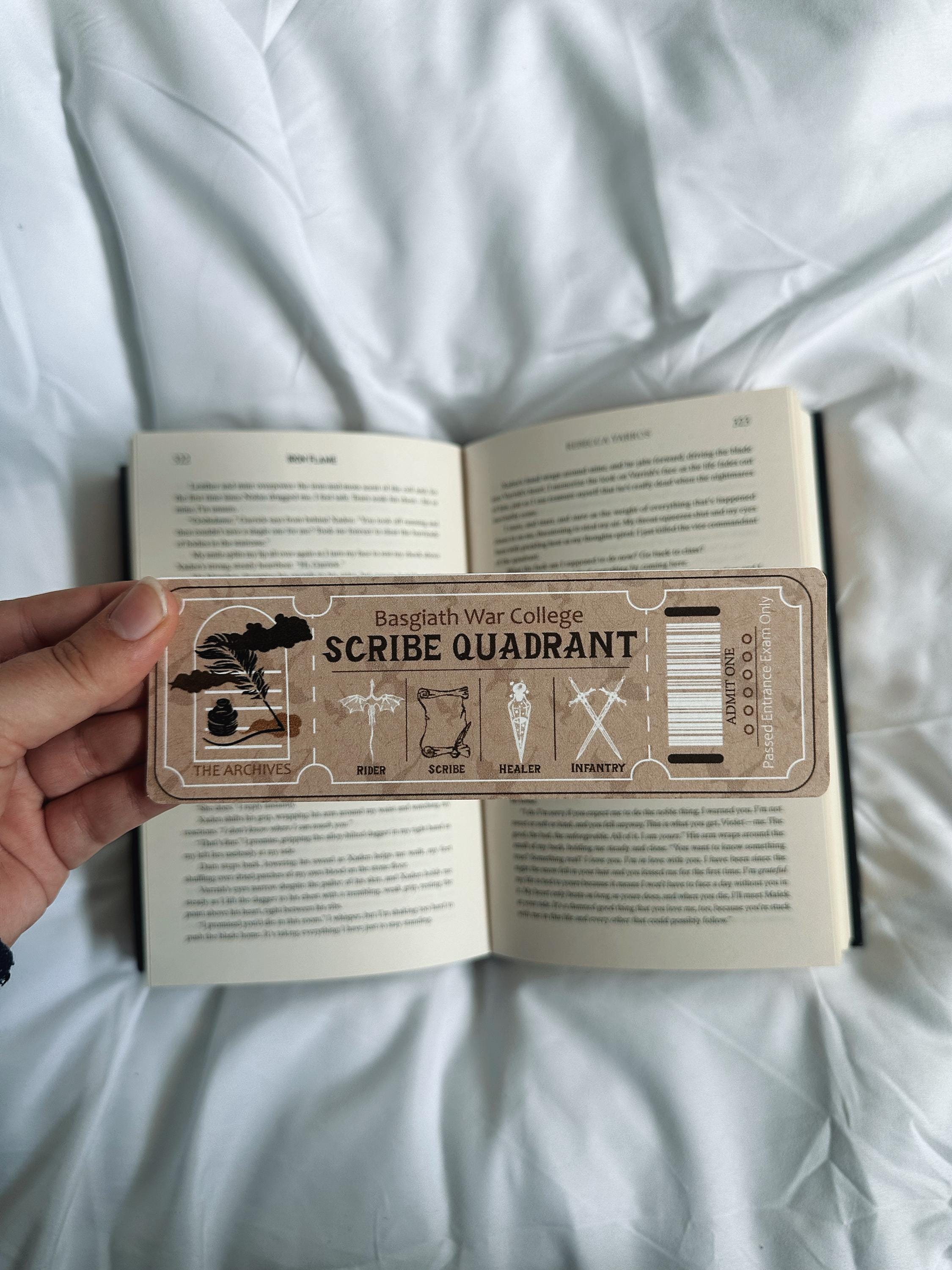 Fourth Wing Inspired Bookmarks | Riders Quadrant | Scribe Quadrant ...