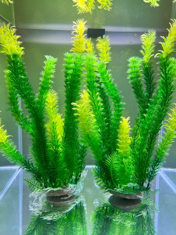 Realistic Plastic Aquarium Plants