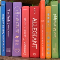 Rainbow Book Stack, Rainbow Decor, Bookshelf Styling Decor Books, Home ...