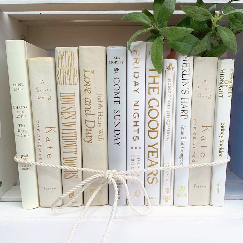 Stacked Books Decor - Etsy