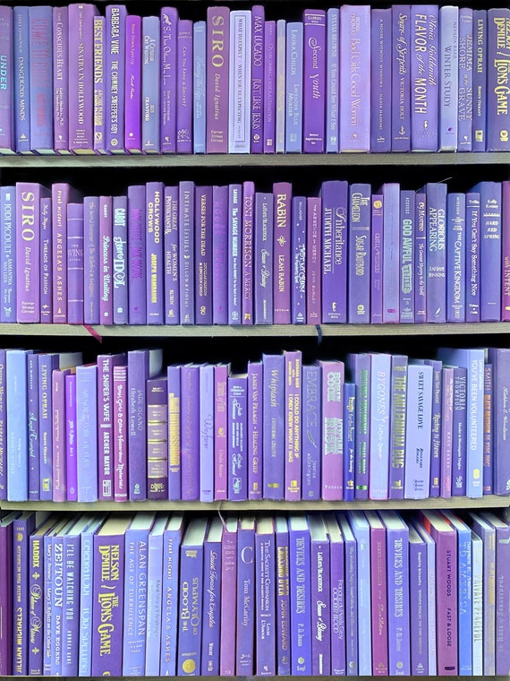 Purple Bookcase