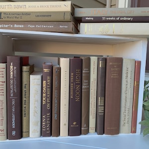 Decorative Book Bundle: Neutral Tones, Custom Colors - Etsy