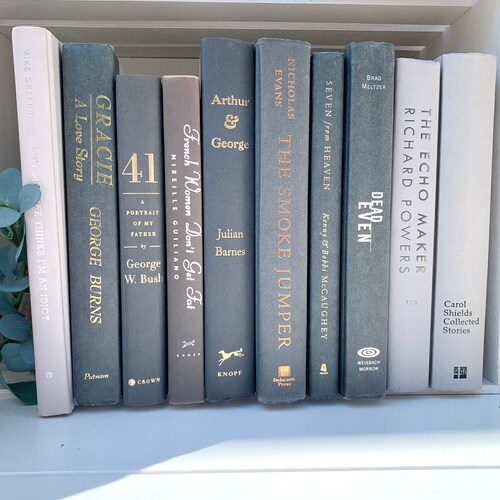 Sage Green Decor Decorative Books Bundle of Grey Pale - Etsy