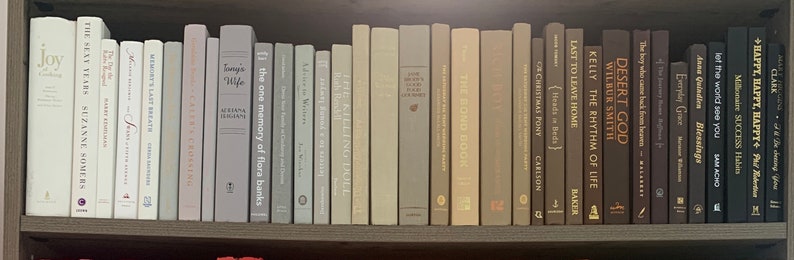 Custom Decorative Book Stacks: Real Hardcover Books by Color - Etsy