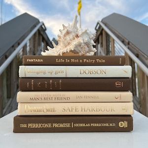 Custom Decorative Book Stacks: Real Hardcover Books by Color - Etsy