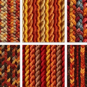 Autumn Knitting Textures, Printable Backgrounds, Sweater Seamless ...