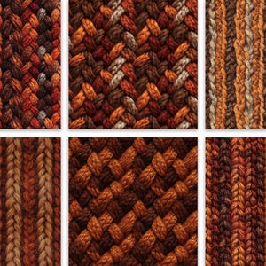 Autumn Knitting Textures, Printable Backgrounds, Sweater Seamless ...