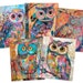 Whimsical Owls Digital Papers, Printable Journal Pages, Instant ...