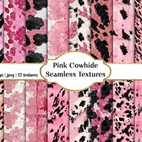 Brilliant Pink Cow Print Seamless Repeat Pattern JPEG - Etsy