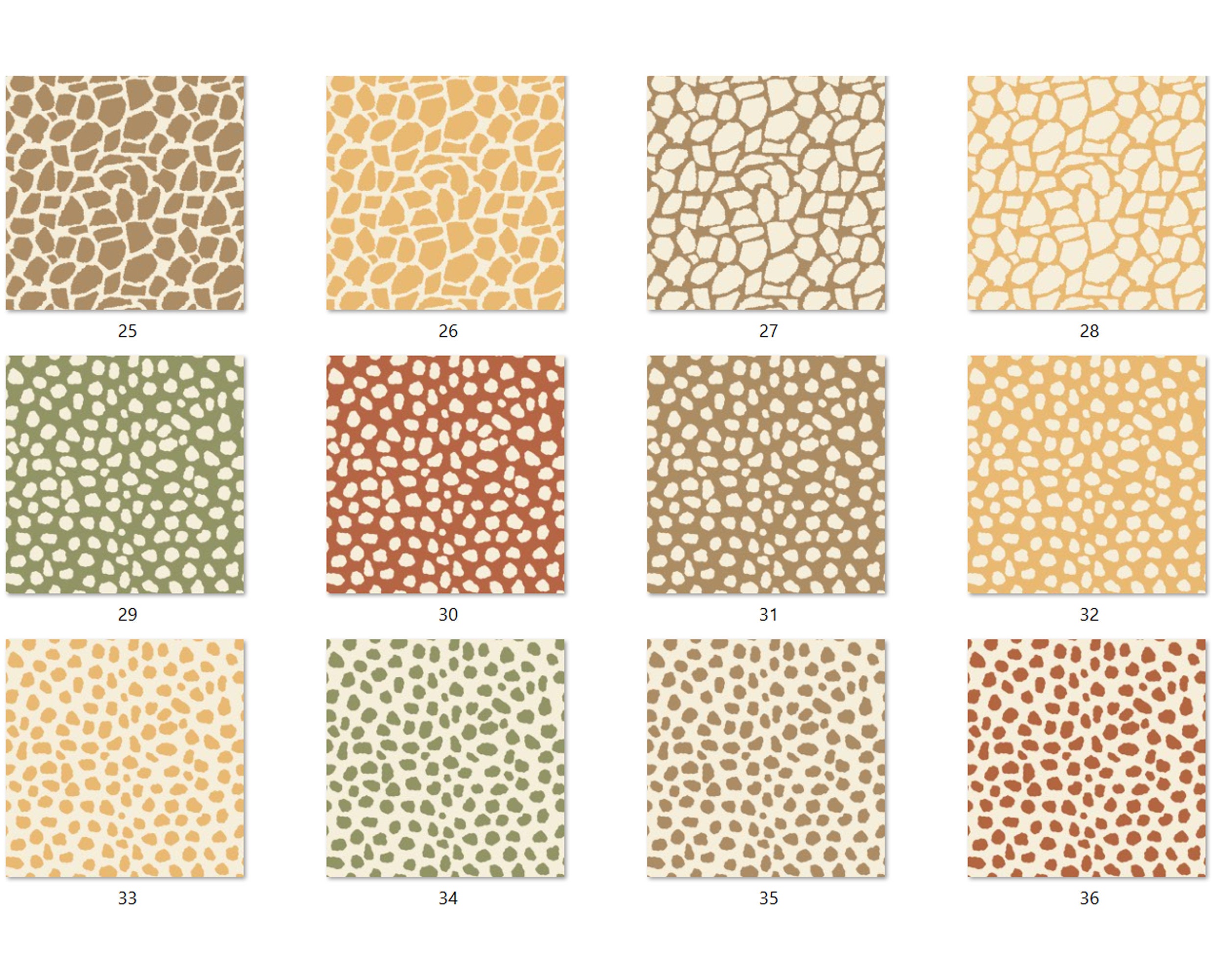 Animal Prints Digital Paper Pack - Etsy