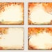 Watercolor Autumn Trees Borders, Printable Journal Pages, Commercial Use - Etsy