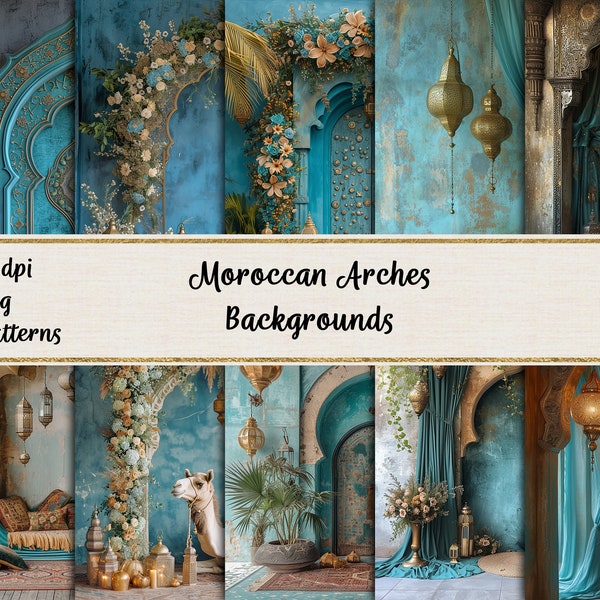 Moroccan Turquoise Art - Etsy