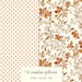 Autumn Toile Seamless Patterns: Vintage Fall Harvest Designs (digital ...