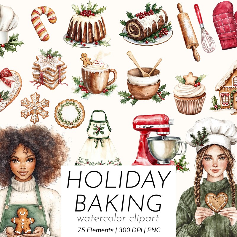 Baking Clipart - Etsy
