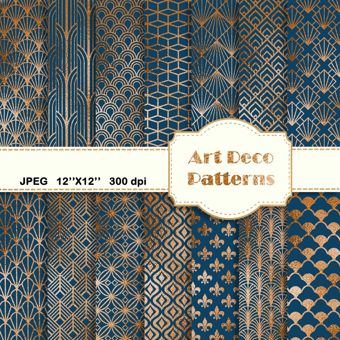 Art Deco Patterns - Etsy