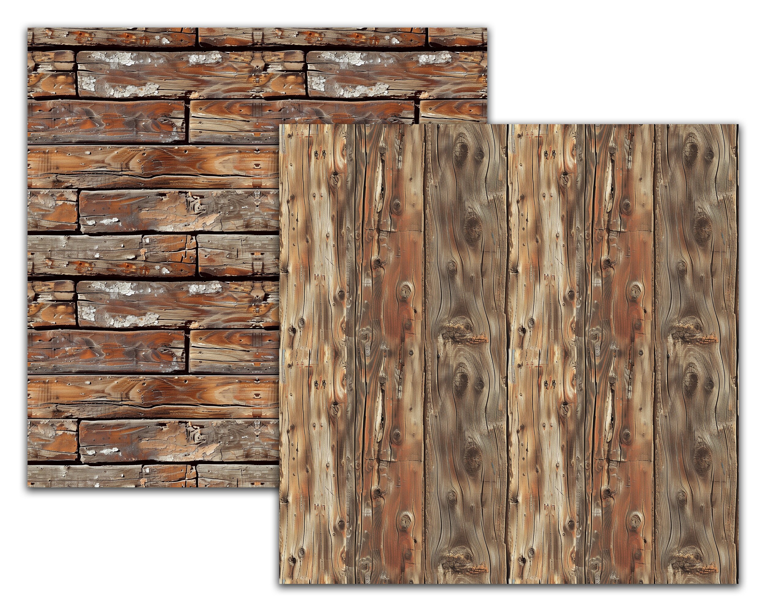 Rustic Wood Seamless Textures - Etsy