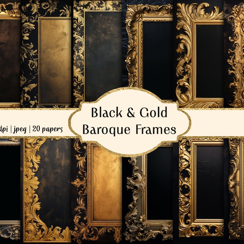 French Gold Frames for Art - Etsy