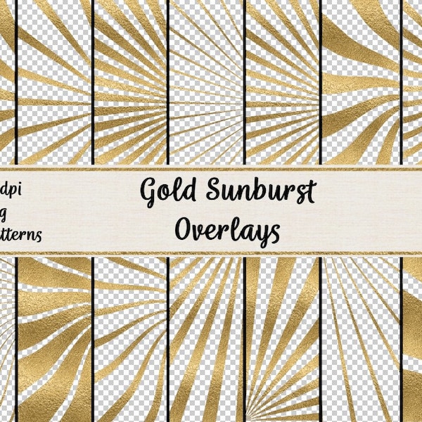 Sunburst Overlay - Etsy