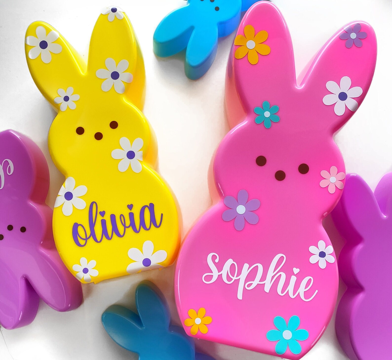 Kids Personalized PEEPS Basket Container | Easter Basket Stuffers With ...