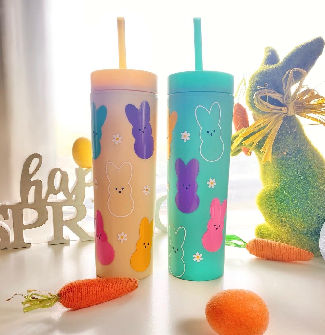 Personalized PEEPS Tumbler | Easter Basket Stuffers | Kids Basket Ideas ...