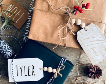 Rustic Farmhouse Gift Tags Farmhouse Decor Personalized - Etsy