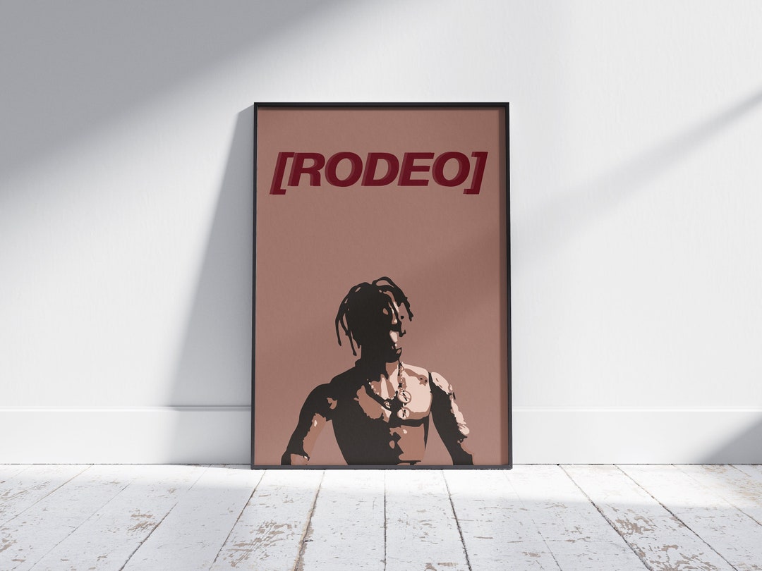 Travis Scott Abstract Rodeo Poster Digital Art Print - Etsy