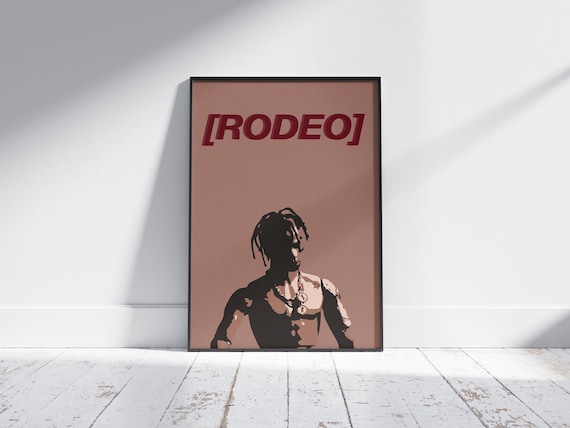 Travis Scott Abstract Rodeo Poster Digital Art Print - Etsy