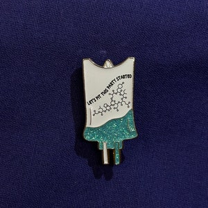 Pitocin Enamel Pin, Lets Pit This Party Started Pin, Labor and Delivery ...