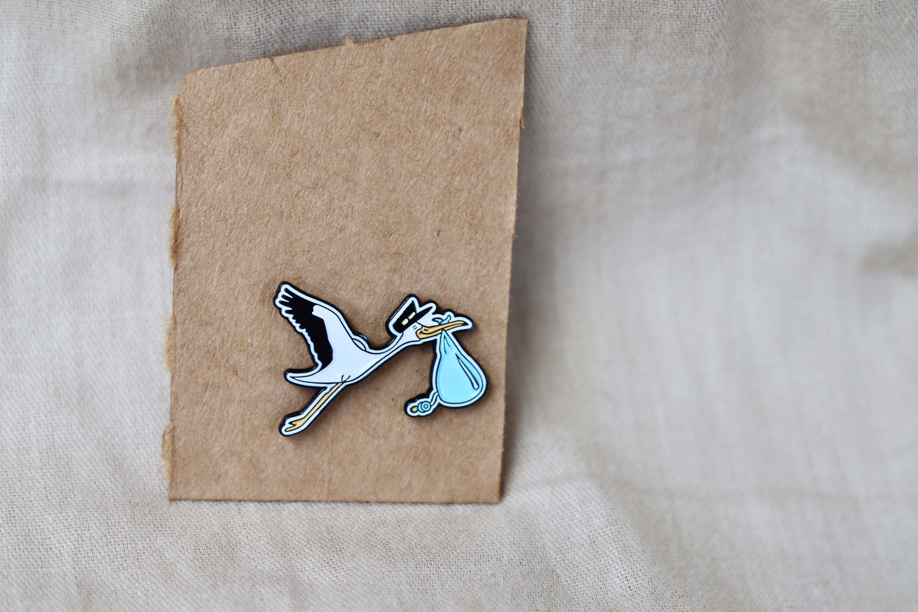 Labor and Delivery Stork Enamel Pins - Etsy