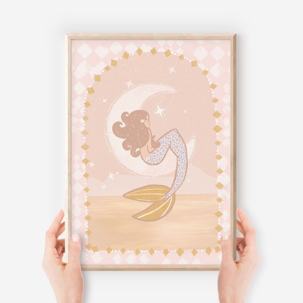 Mermaid Moon - Etsy