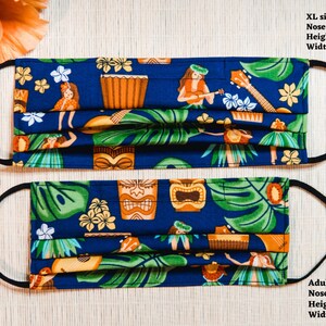 Reusable Tropical Face Masks, 100+ Fabrics, Washable, Adjustable ...