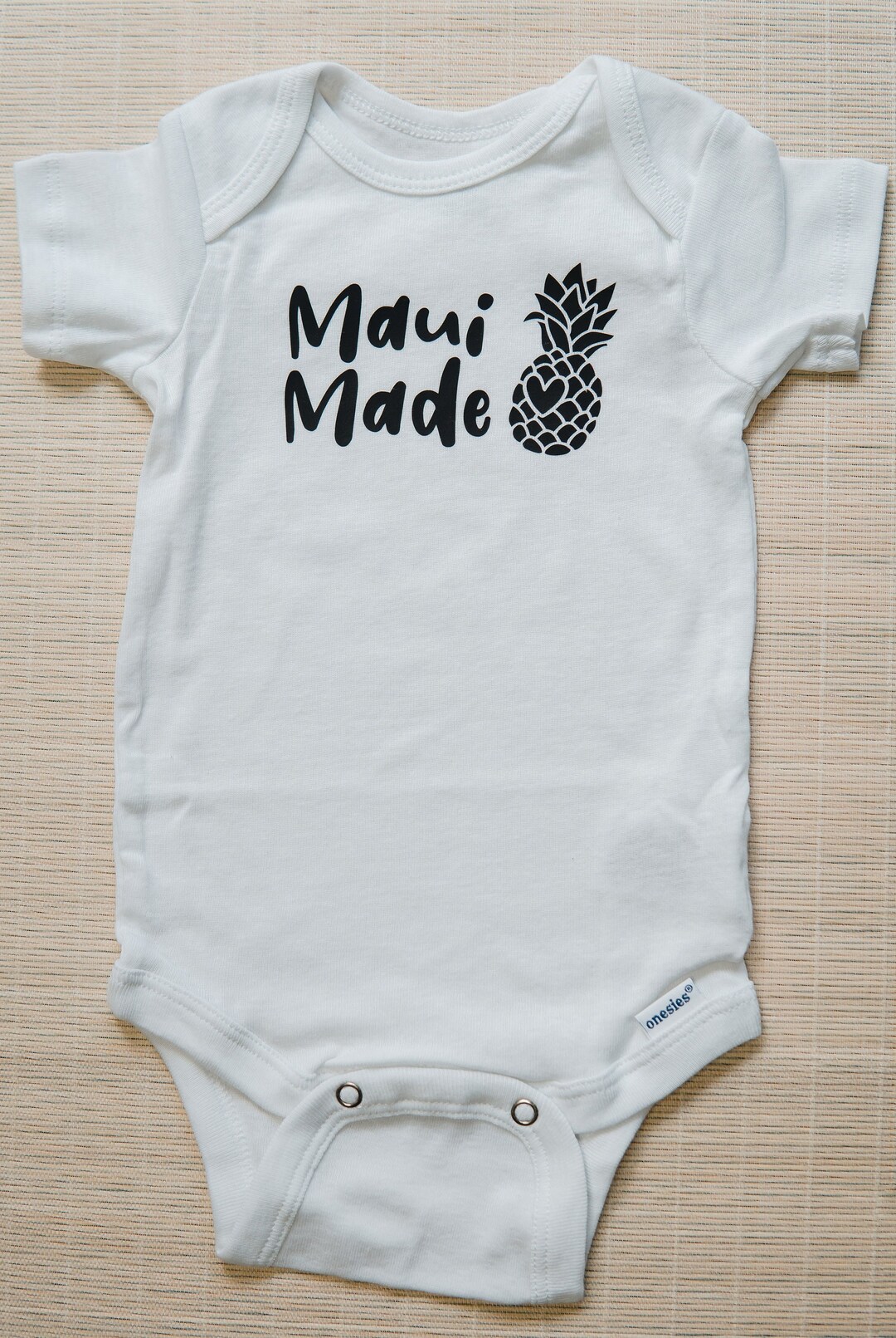 Maui Made Onesie®, Hawaiian Baby Bodysuit, 0-3 Months - Etsy