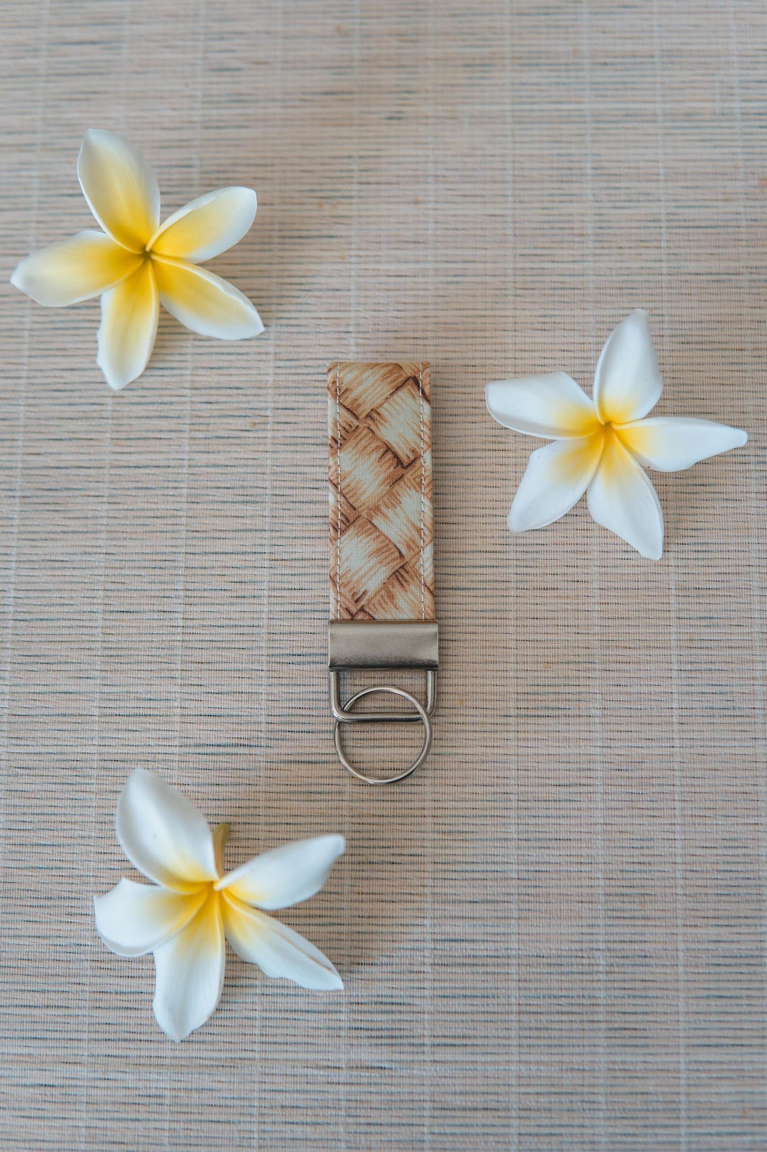 Lauhala Mini Key Fob, Gifts for Her, Hawaiian Basket Print, Teacher ...