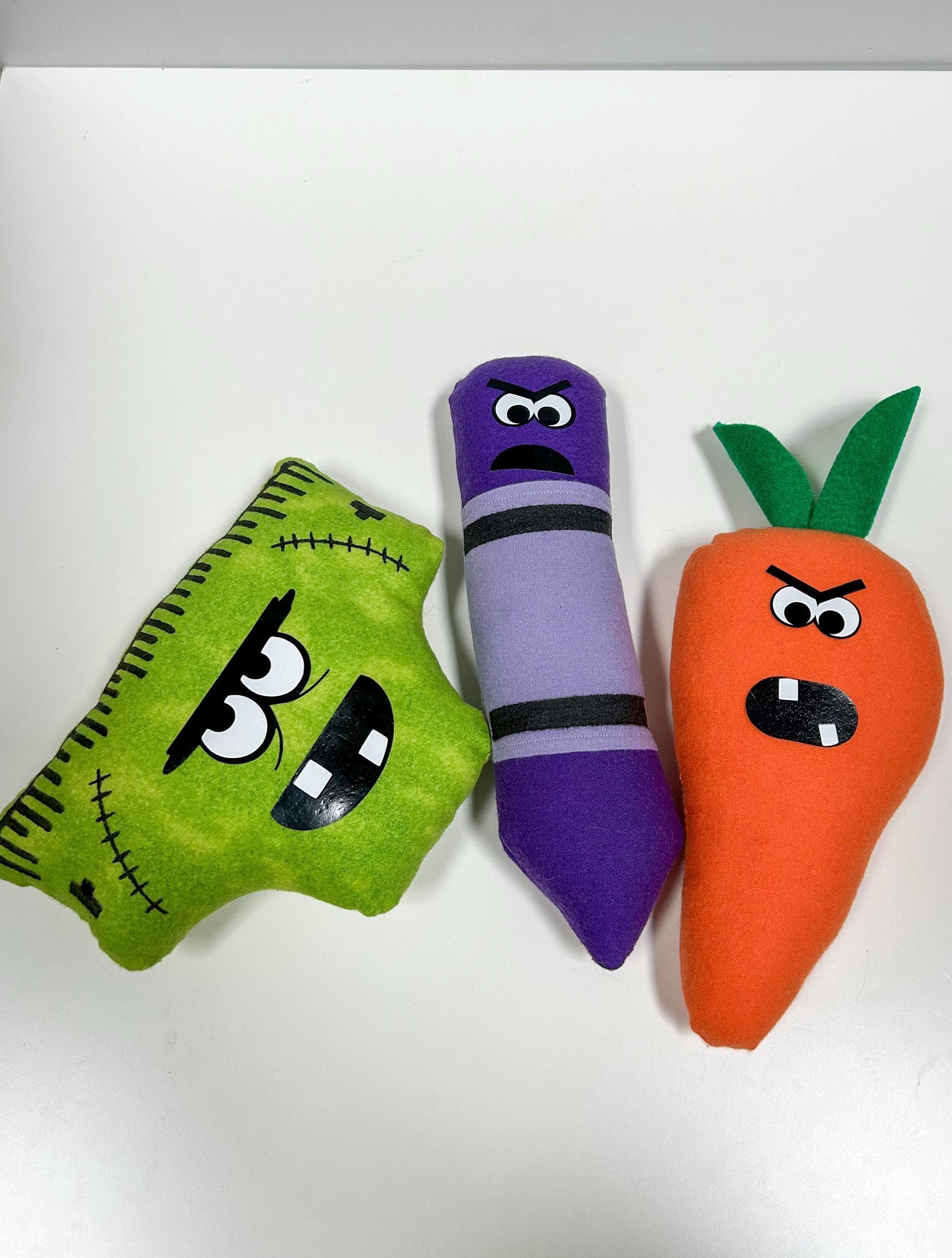 Handmade Creepy Characters Plush Set, Book Buddies, Creepy Carrots ...