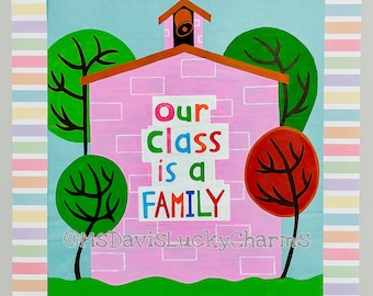Our Class is Family - Etsy