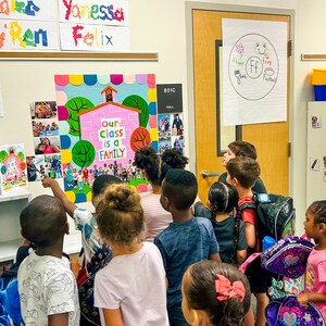 English/spanish Class Family Poster (fabric-paper Blend), 24x30 or ...