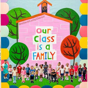 English/spanish Class Family Poster (fabric-paper Blend), 24x30 or ...