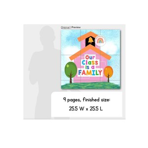 Digital/printable Class Family Poster, 25x25 (once Assembled) - Etsy