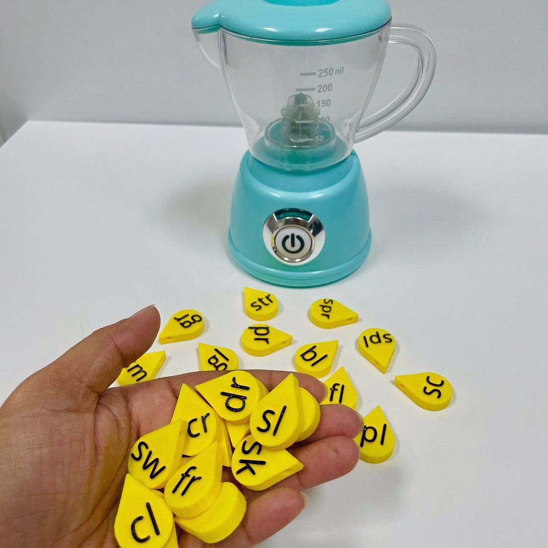 Blends Phonics Drops/beads (blender Not Included), Literacy ...
