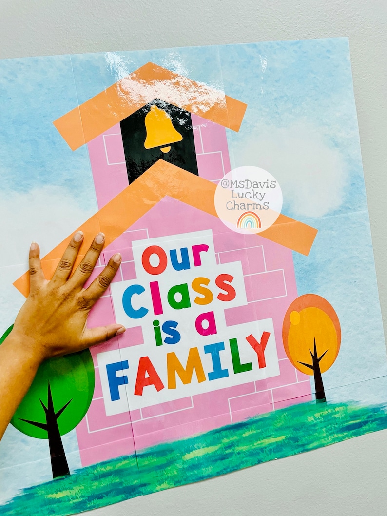 Digital/printable Class Family Poster, 25x25 (once Assembled) - Etsy