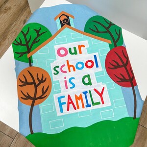 English/spanish Class Family Poster (fabric-paper Blend), 24x30 or ...