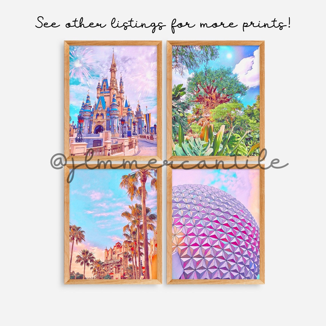 4 Park Pack Digital Prints - Etsy